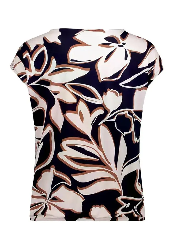 BETTY BARCLAY Floral-print T-shirt - Neutrals