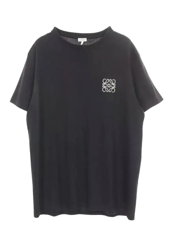 Loewe 2010s Anagram Embroidery T-shirt - Black