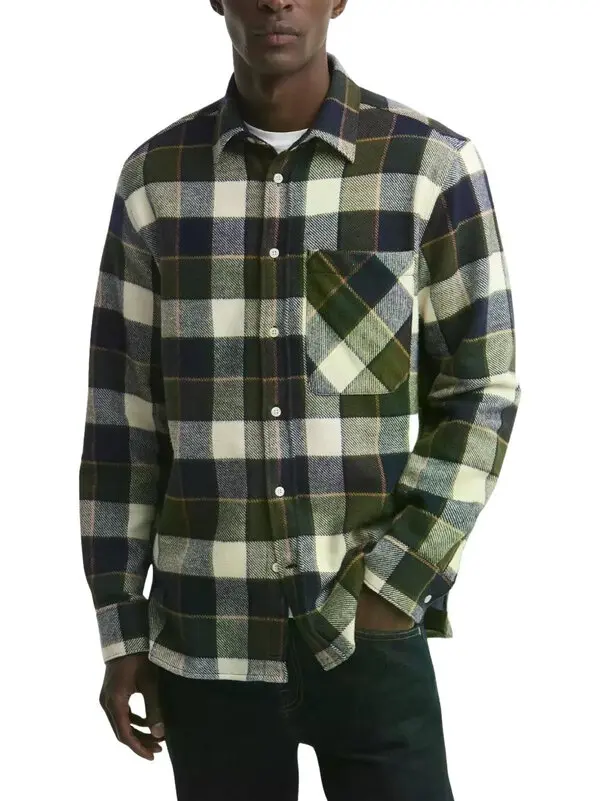 Barbour Bannock Check-print Flannel Shirt - Green