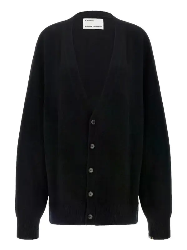 Extreme Cashmere N°517 Simo Oversized Cardigan - Black
