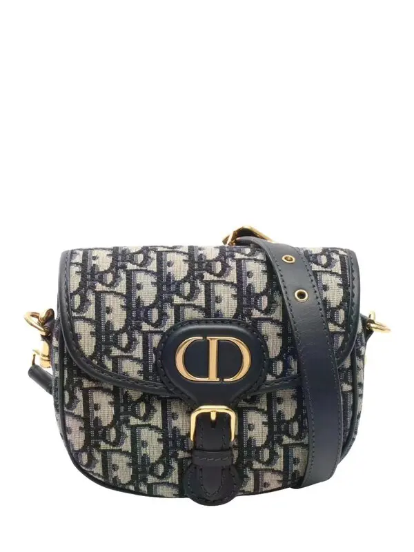 Dior 2000-2026 Small Oblique Canvas Bobby Crossbody Bag - Blue