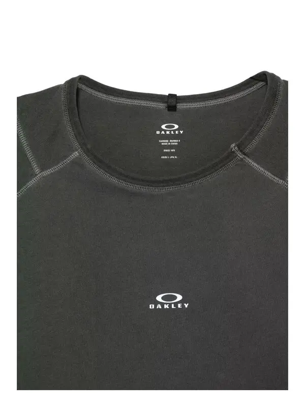 Oakley Logo-print Panelled T-shirt - Grey