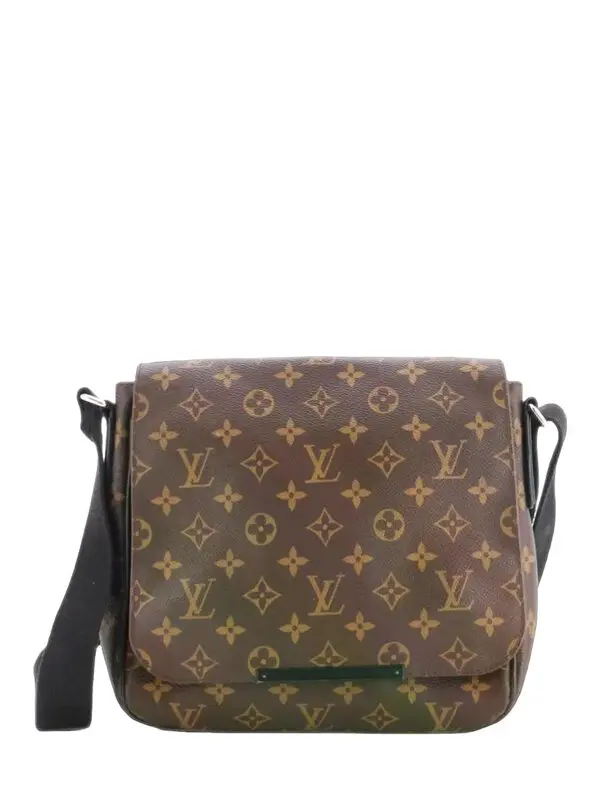 LOUIS VUITTON District Messenger Bag Macassar Monogram Canvas Pm Crossbody Bag - Brown