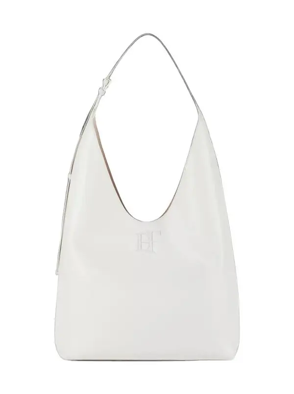 Elisabetta Franchi Large Bag With Logo - White