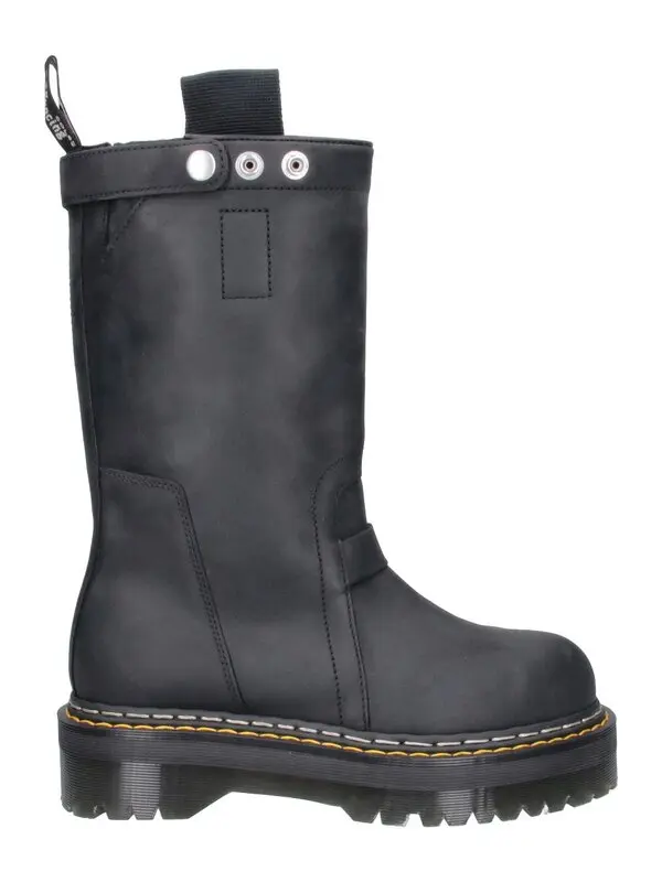 Rick Owens X Dr Martens Boots "quad Sole - Black