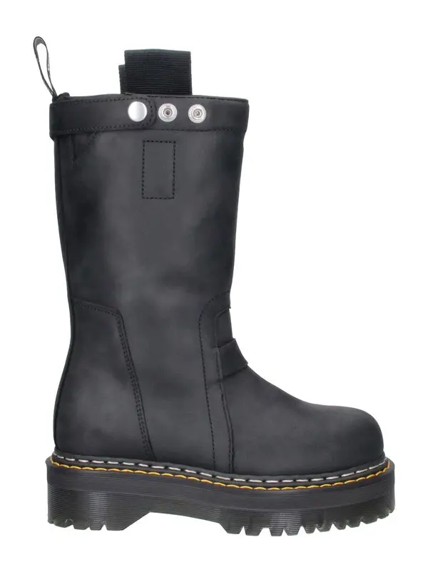 Rick Owens X Dr. Martens "quad Sole" Boots - Black
