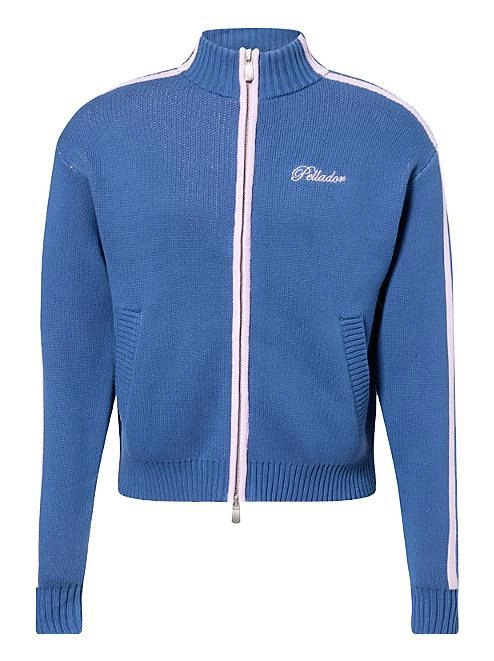 PELLADOR Contrast-trim Cotton Knit Tracksuit Jacket Xxl - Navy