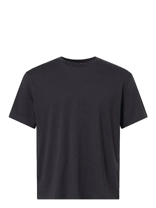 TOTEME Classic Cotton And Cashmere-blend T-shirt - Black