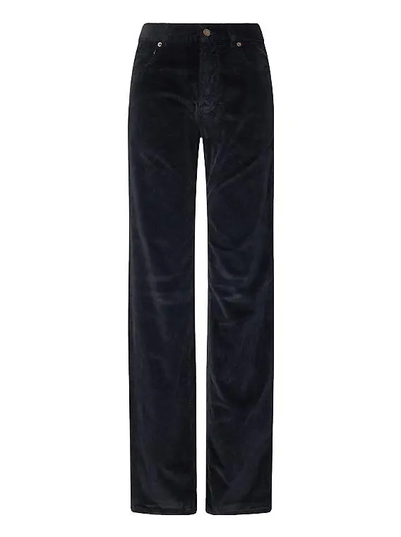 DARKPARK Marion Straight-leg Corduroy Trousers - Black