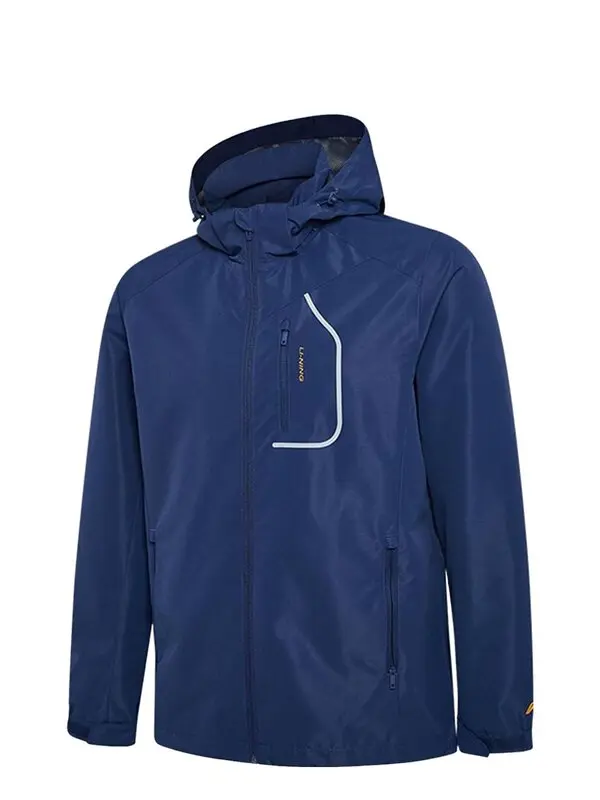 LI-NING Logo Sports Windbreaker - Navy