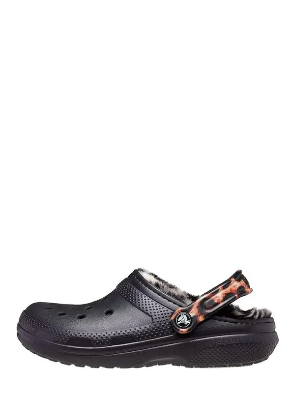 CROCS Classic Lined Animal Remix Clog 'black & Multi - Black/multi