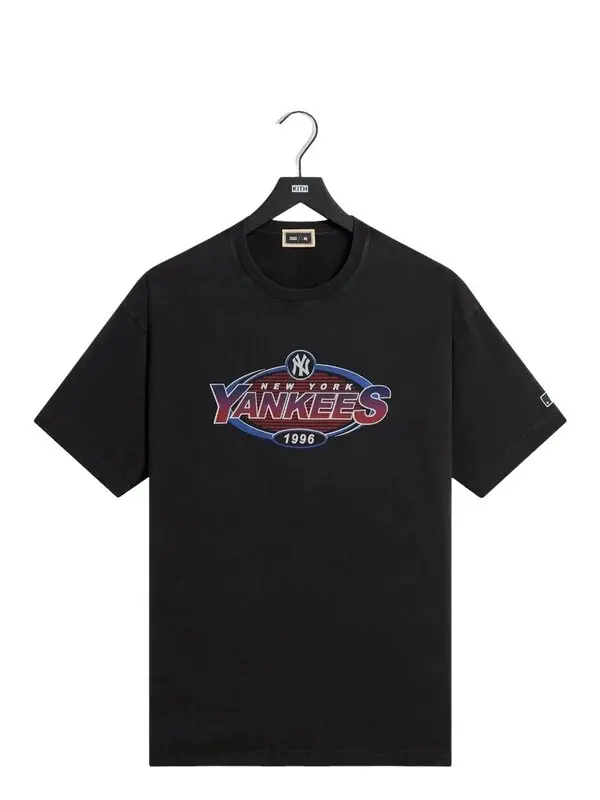 Kith For The New York Yankees Retro Vintage T-shirt - Black