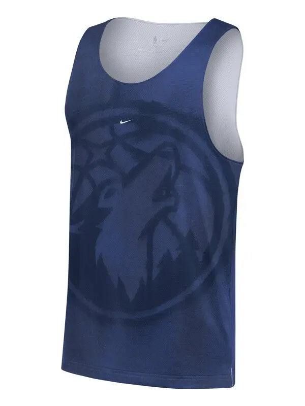 Nike Minnesota Timberwolves Standard Issue Jersey 'rush Blue White - Rush Blue/white