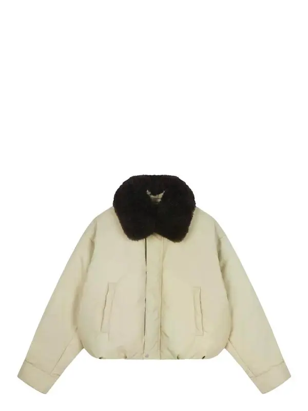 JNBY Furry-collar Puffer Jacket - Neutrals