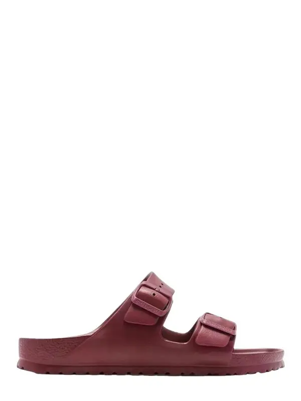 BIRKENSTOCK Arizona Buckled Slides - Red