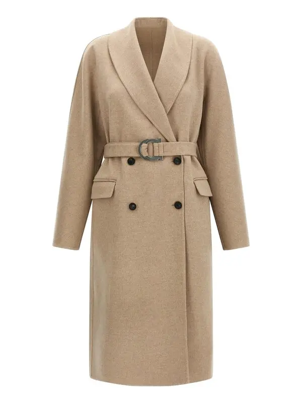 FERRAGAMO Chateau' Coat - Beige