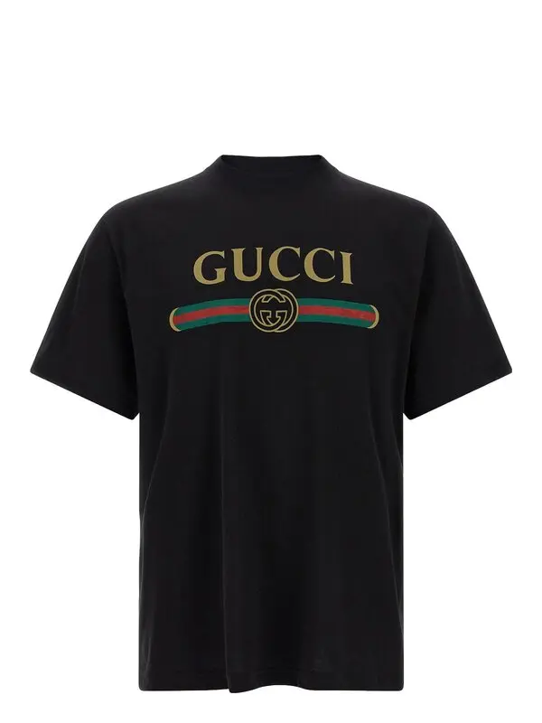 Gucci Silk Jersey T-shirt - Black