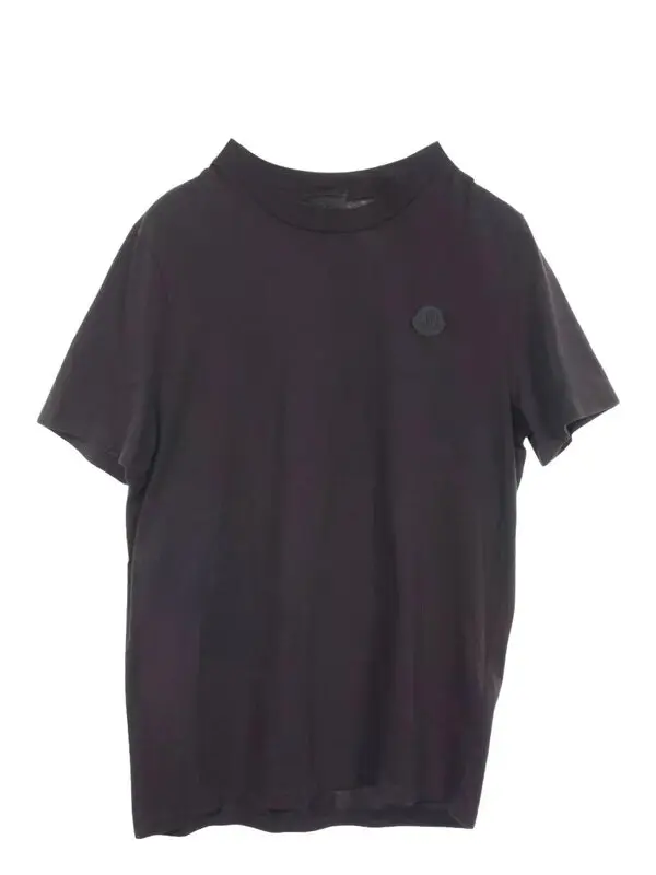 Moncler 2010s Logo-patch T-shirt - Black