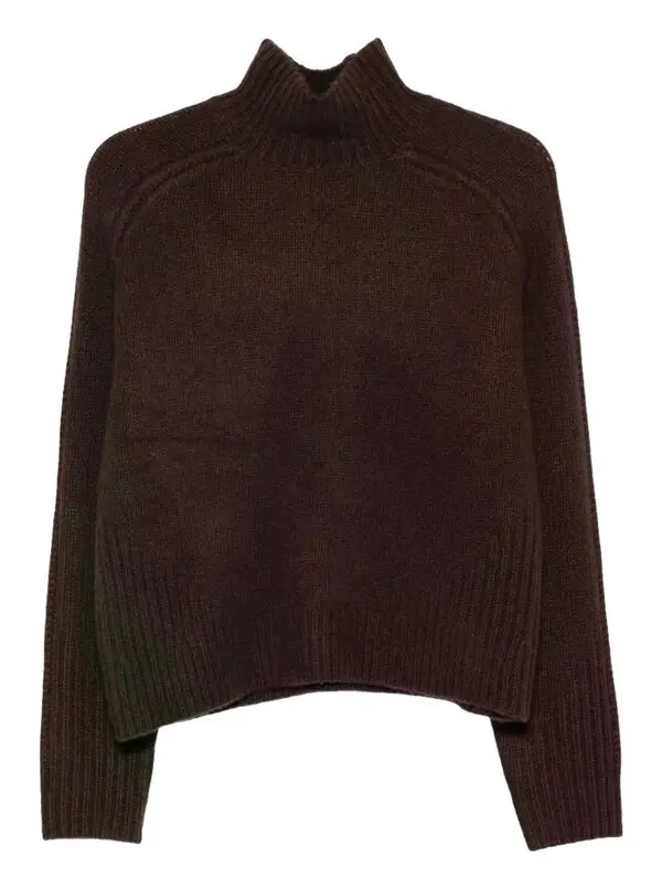 JOSEPH Tilly Roll-neck Cashmere Sweater - Brown