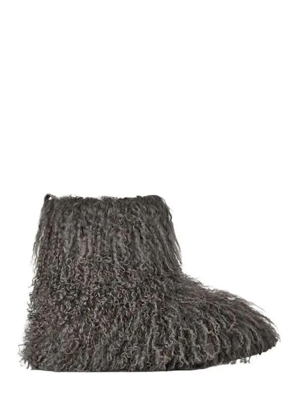 UGG Classic Short Fluff Momma Sheepskin Classic Boots - Grey