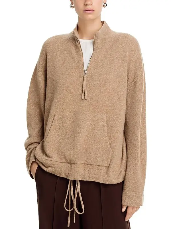 LESET Jesse Wool Anorak Sweater - Dune