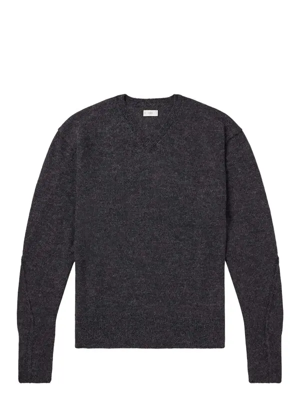 YOKE Alpaca Sweater - Gray