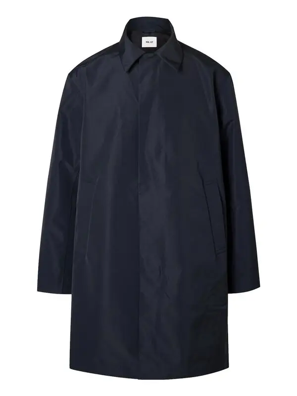 Nn07 Steve 80037 Shell Coat - Blue