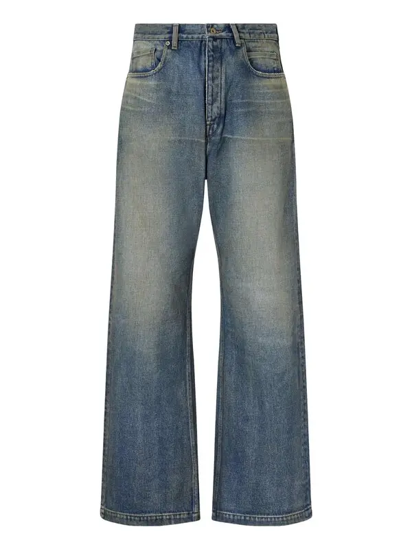 Rick Owens Strobe Wide-leg Jeans - Blue