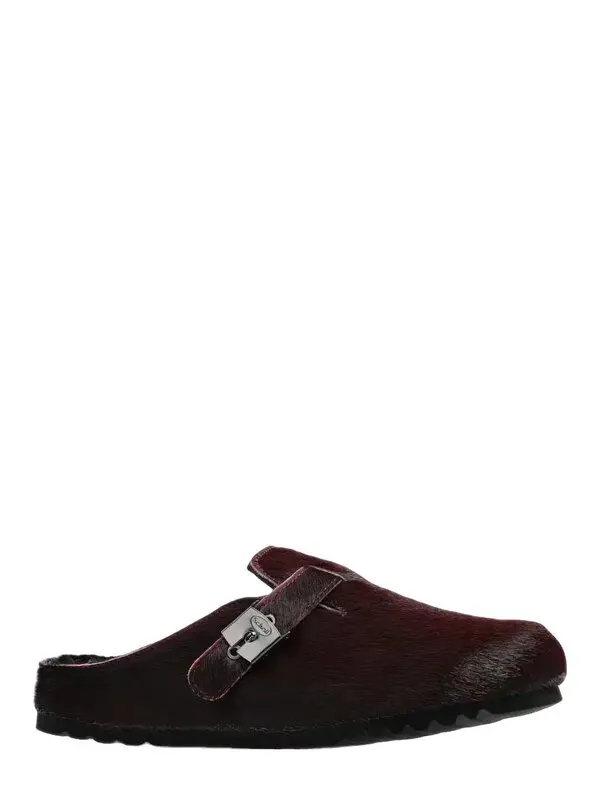 DR. SCHOLL'S SHOES Grace Pony Hair Mules - Red