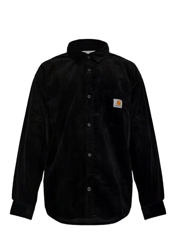 Carhartt Work In Progress L/s Loyde Corduroy Shirt - Black