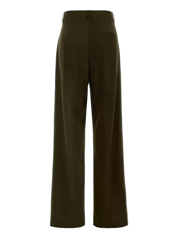 DES_PHEMMES Embellished Tailored Trousers - Green