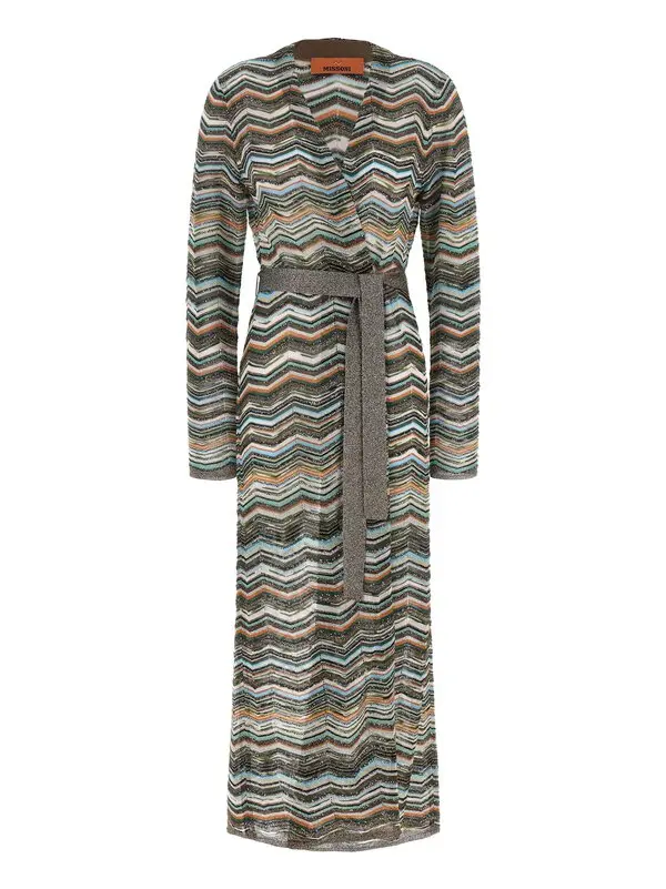 Missoni Chevron Lamé Cardigan - Multicolor