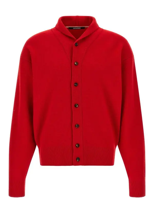 Jacquemus Le Cardigan Pelota' Cardigan - Red