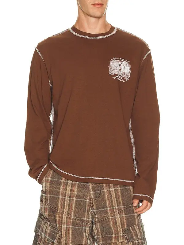 PALMES Mermaid Long-sleeve - Brown