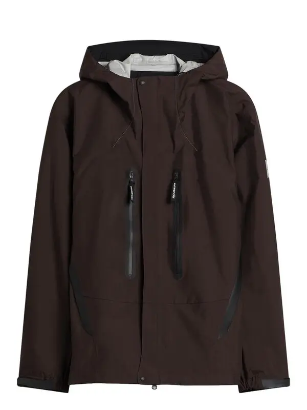 AND WANDER 2.5l Hiker Rain Jacket - Brown
