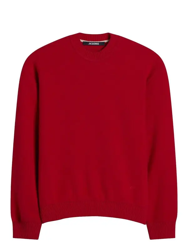 Jacquemus Wool Cashmere Jumper - Red