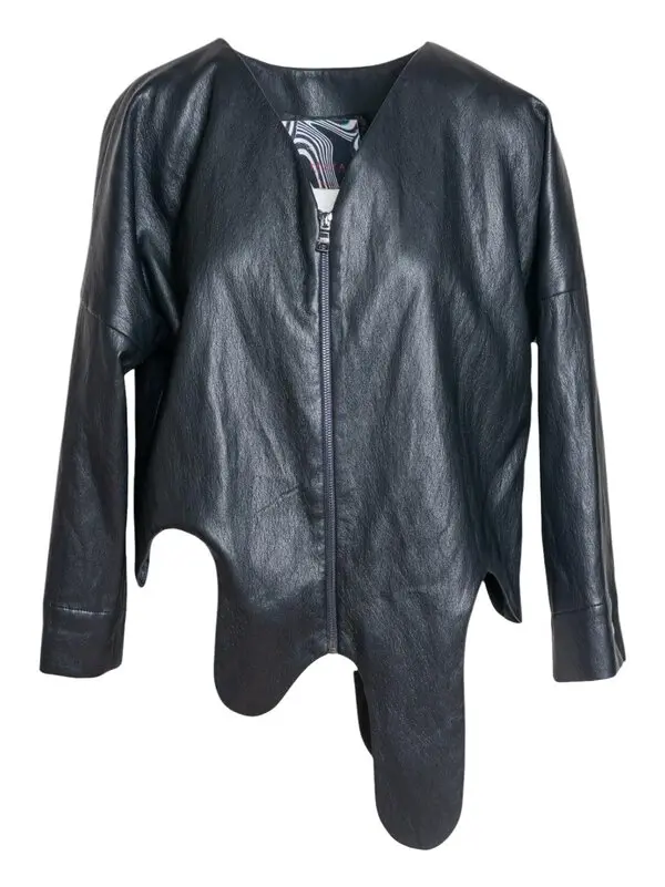 ARTISTA Nyx Zipped Asymmetric Jacket - Black