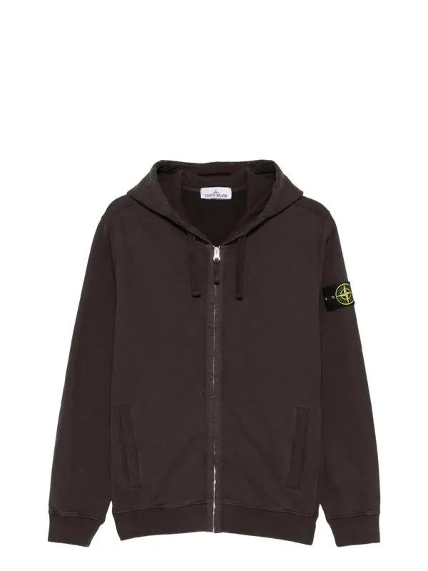 Stone Island Zip-up Sweatshirt - Grey