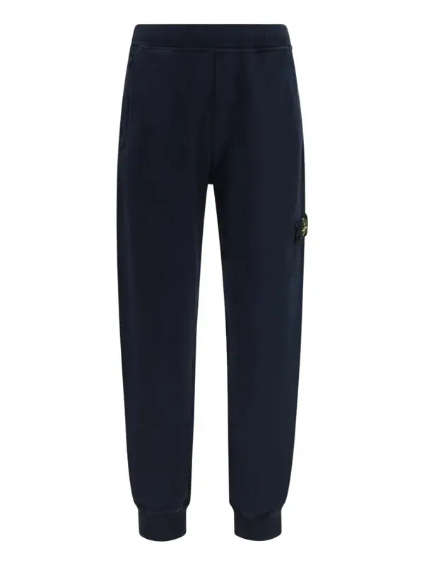 Stone Island Trousers With Logo - Blue