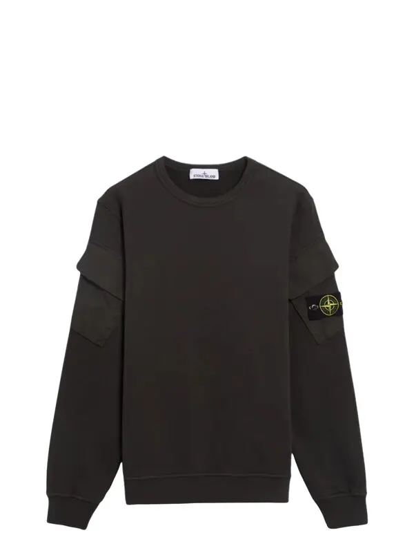 Stone Island Cotton Hoodie - Grey