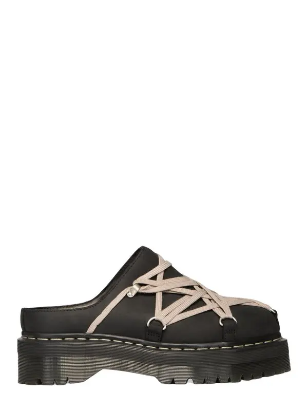 DR. MARTENS X RICK OWENS Quad Sole Megalce® Mule - Black