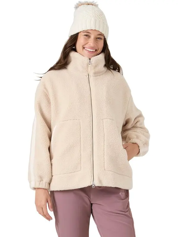 Roxy Amara Sherpa Jacket - Fog