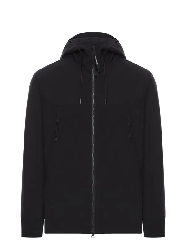 C.P. COMPANY Shell R Goggle Hooded Jacket - Black
