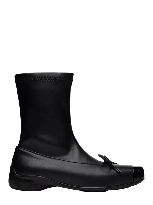 OPEN YY Ballet Ankle Boots - Black