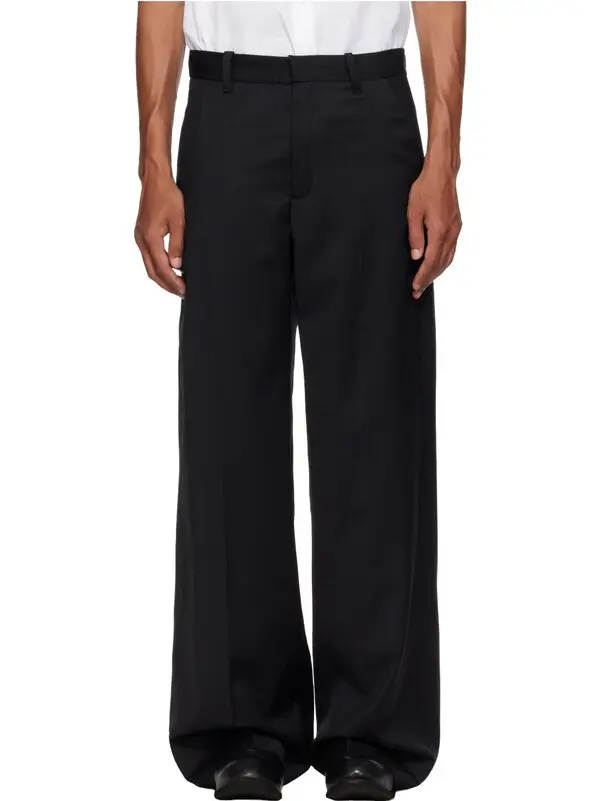 HELIOT EMIL Diapason Tailored Trousers - Black
