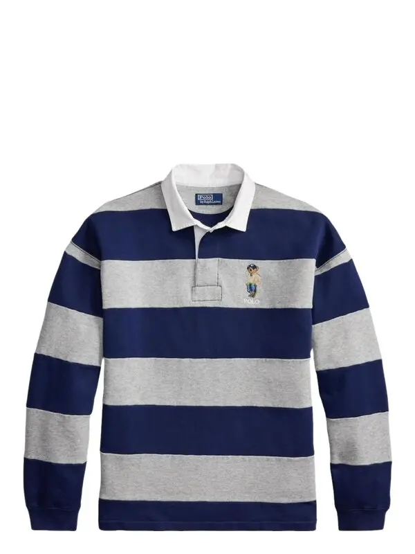 Polo Ralph Lauren Polo Bear Striped Sweater - Blue