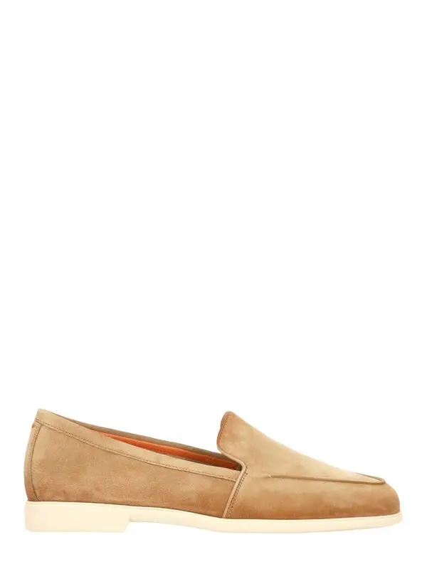 Santoni Slip-on Flat Shoes - Nude