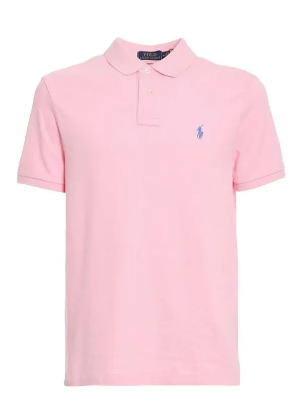 Polo Ralph Lauren Logo Short-sleeved Polo Shirt - Pink