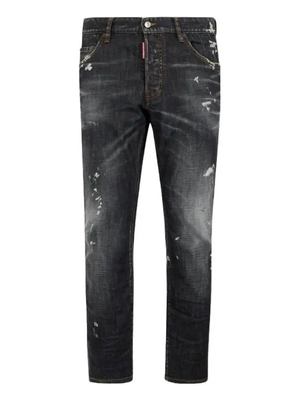 Dsquared2 Skater Distressed Jeans - Black