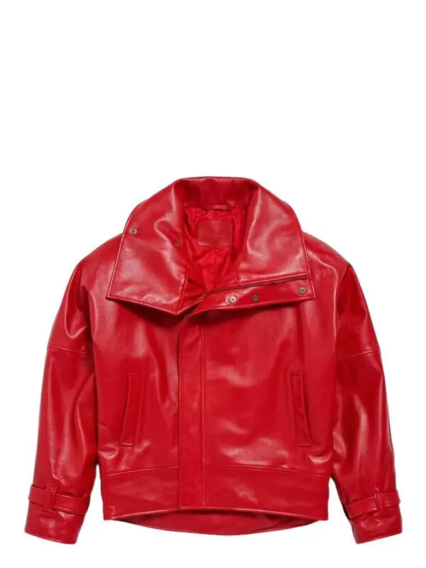 Balenciaga Round Bomber - Red